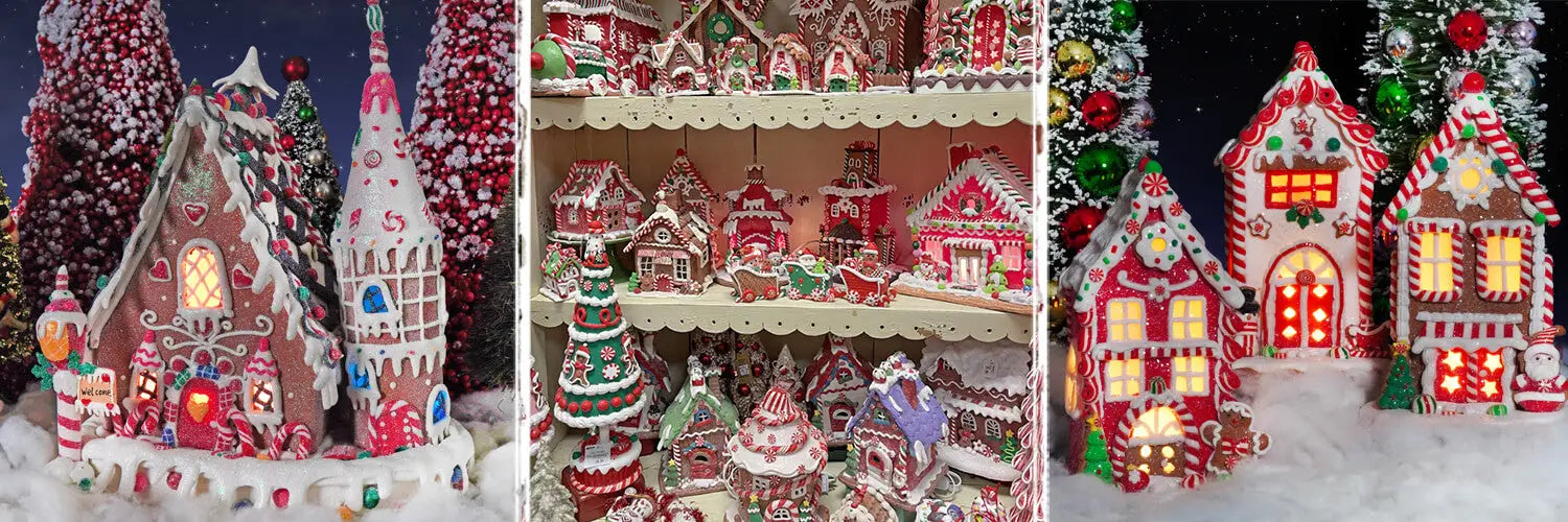 Gingerbread Village Houses Decor & Figures – Traditions