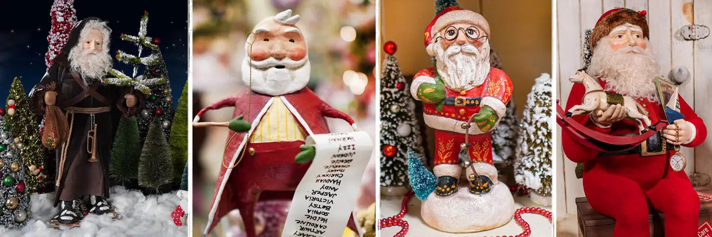 Santa Figures & Folk Art Santas – Traditions