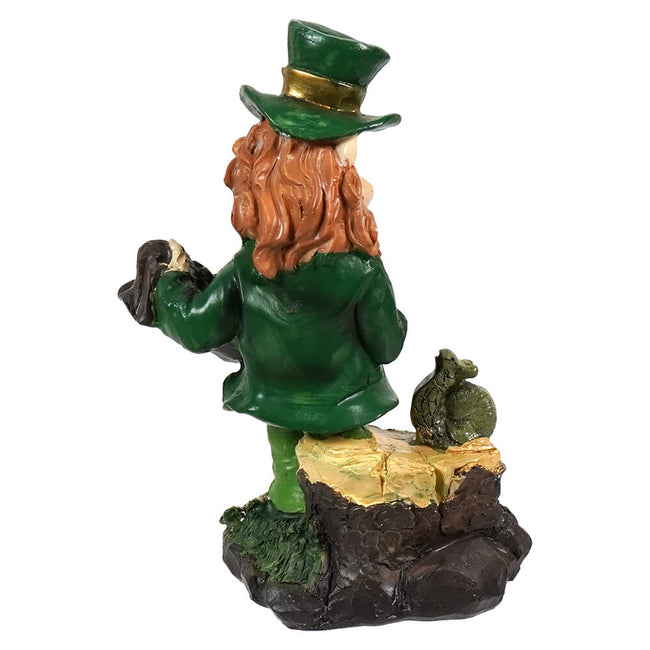5.25" Resin Leprechaun Statue With Gold Accents by Regency ...