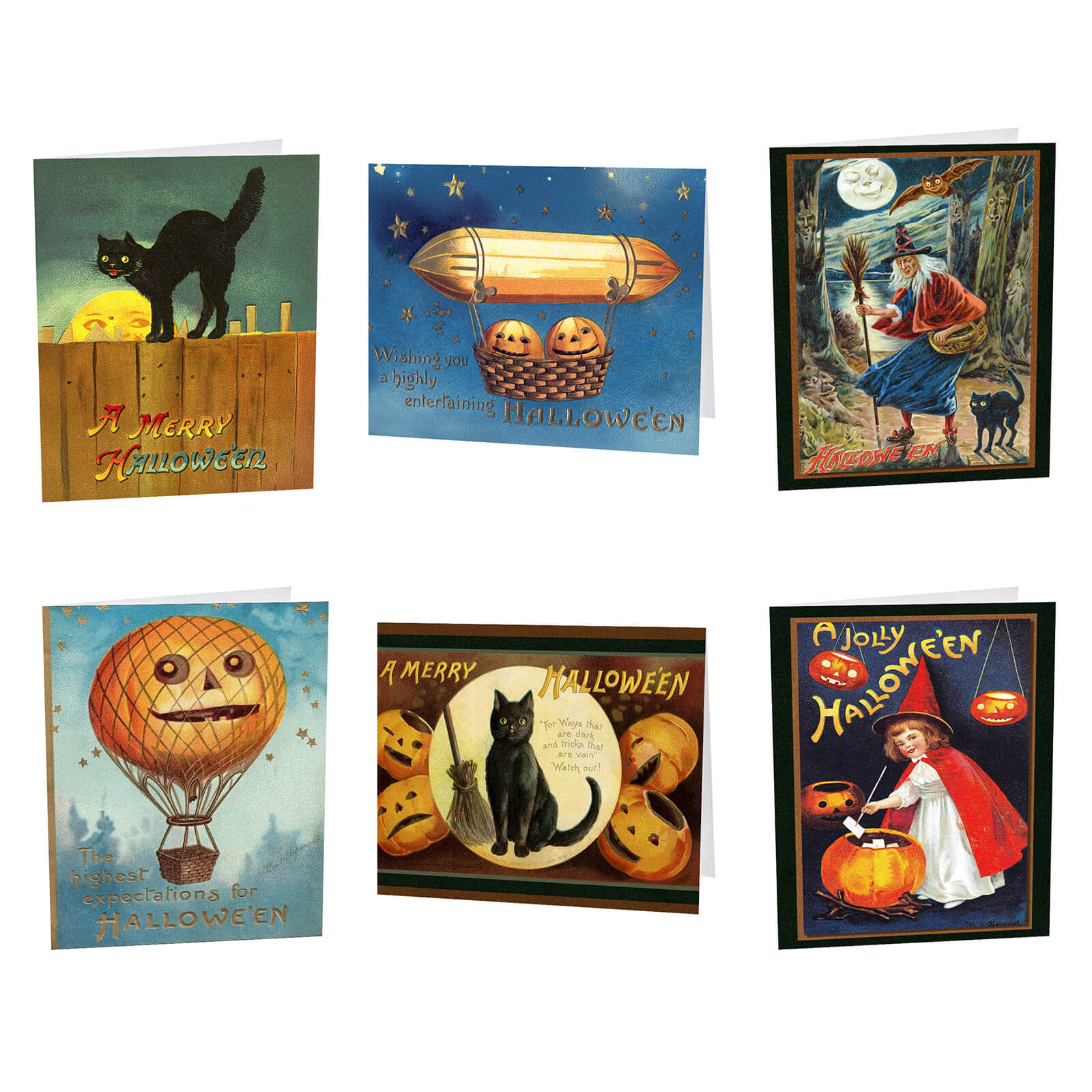 Halloween Greeting Cards set/6 by Ryan Thomas of Traditions – Traditions