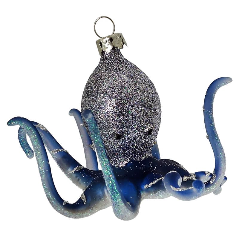 Blue Tentacled Octopus Ornament by Cody Foster – Traditions