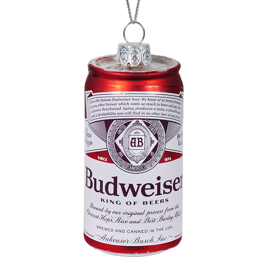 Budweiser® Glass Budweiser Can Ornament by Kurt Adler – Traditions