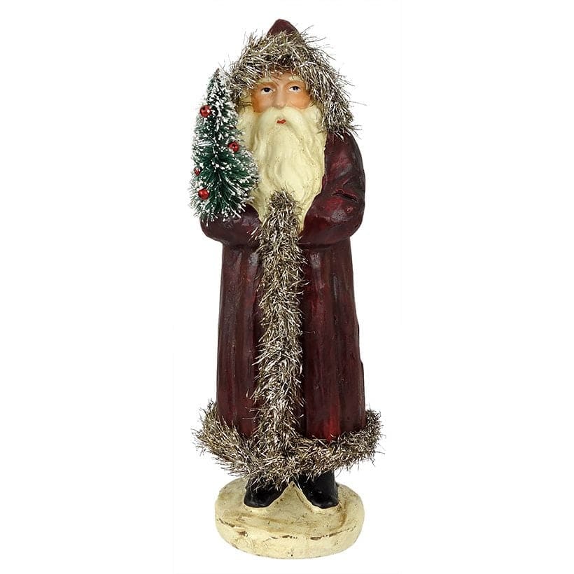 Burgundy Belsnickle with Tree by Ragon House – Traditions