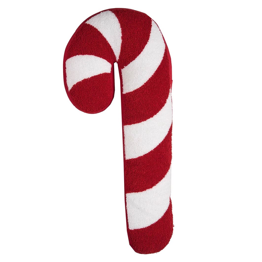 Candy Cane Shaped Pillow by C&F Home – Traditions
