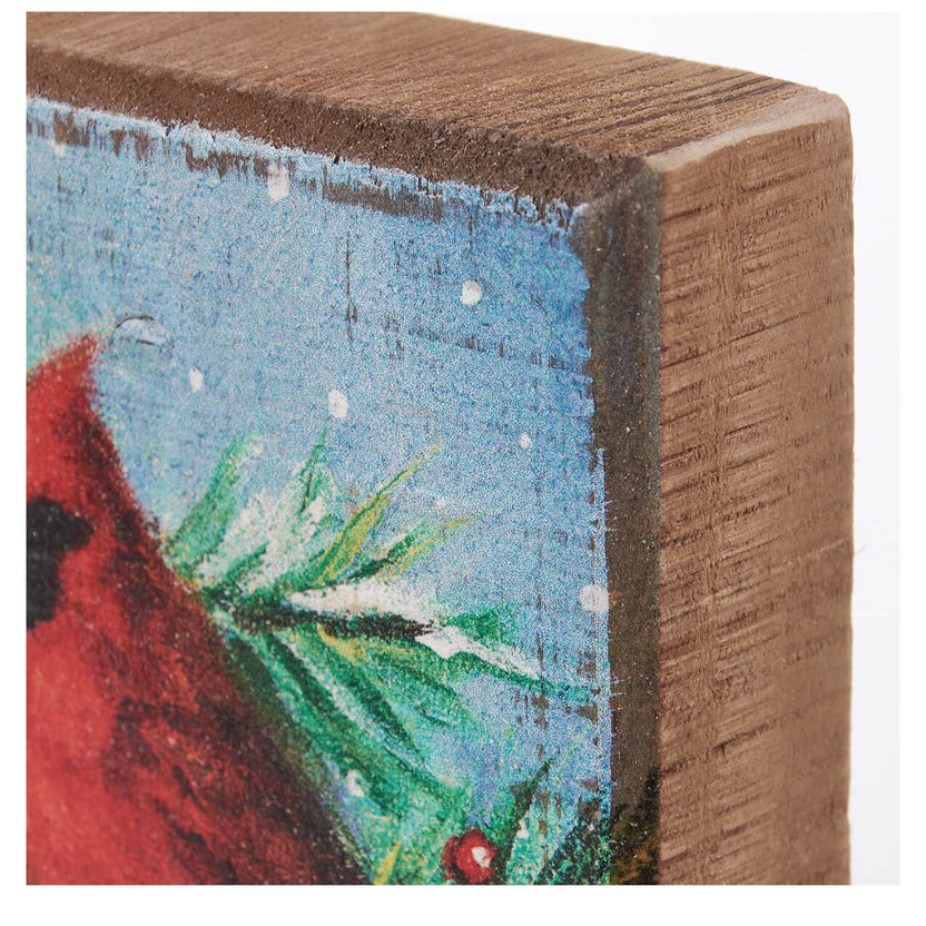 Cardinal Block Sign by Michele Kixmiller for Primitives by Kathy ...