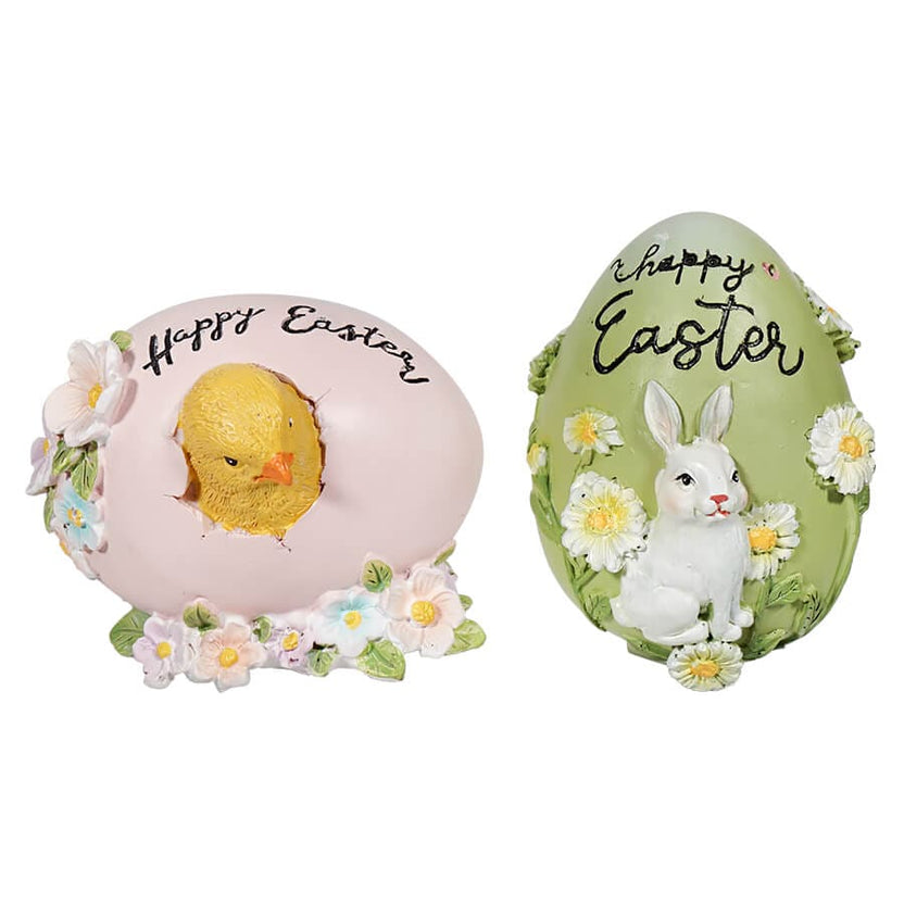 Chick & Bunny Happy Easter Eggs Set/2 – Traditions