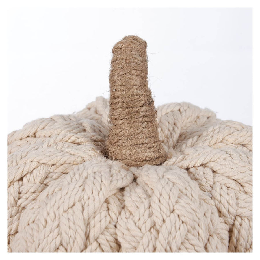 Cream Braided Pumpkin by Primitives by Kathy – Traditions