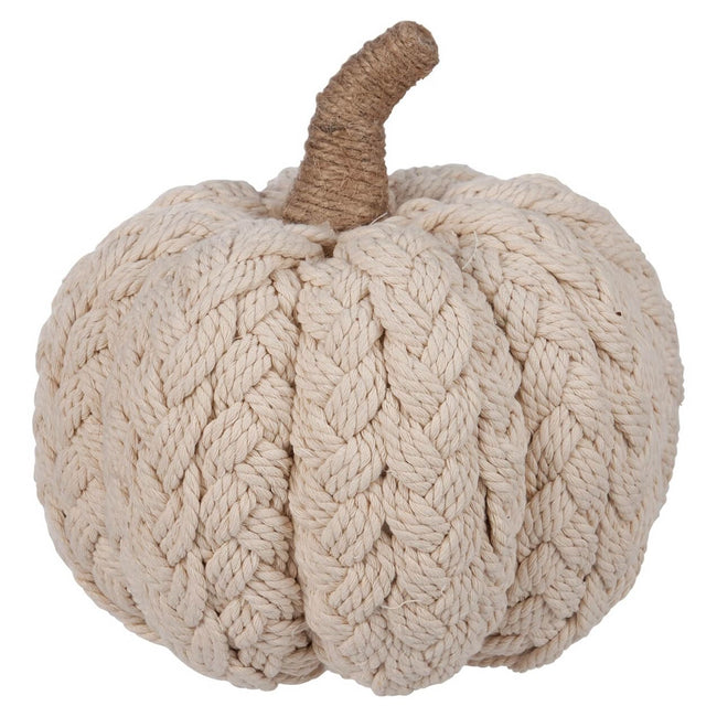 Cream Braided Pumpkin by Primitives by Kathy – Traditions