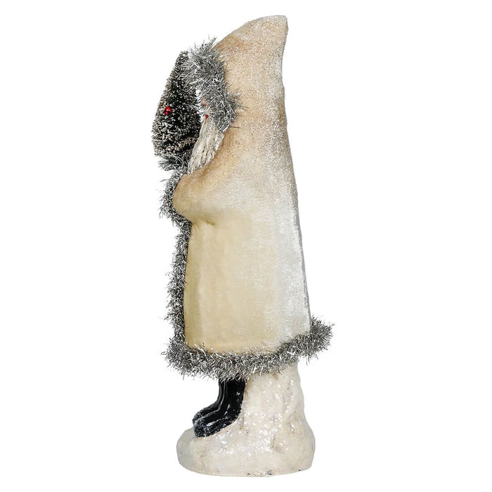Cream Glitter & Tinsel Velvet Belsnickle by One Hundred 80 Degrees ...