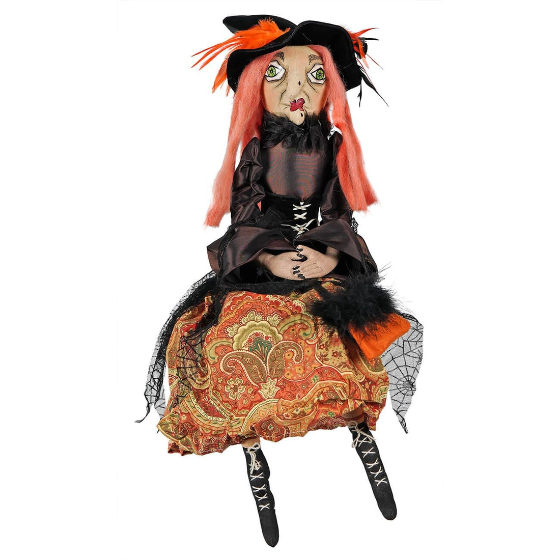 Elfreda Witch Halloween Doll by Joe Spencer by Joe Spencer – Traditions