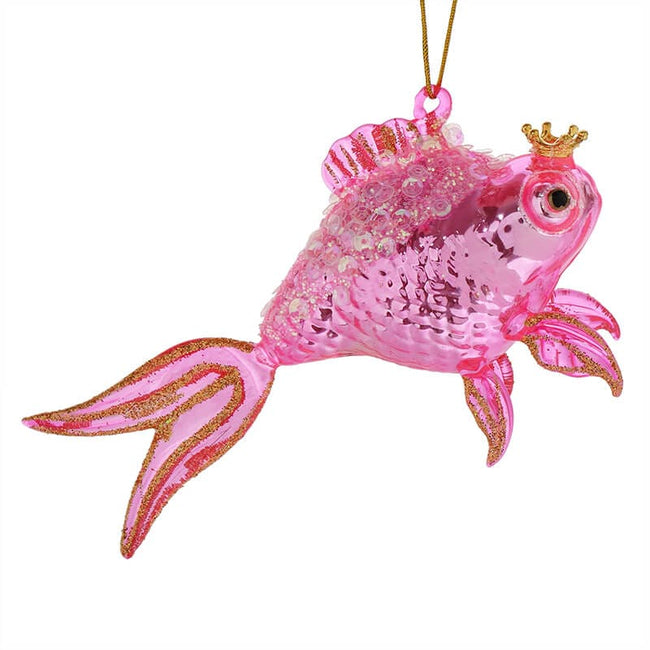Fanciful Pink Goldfish Ornament by Cody Foster – Traditions