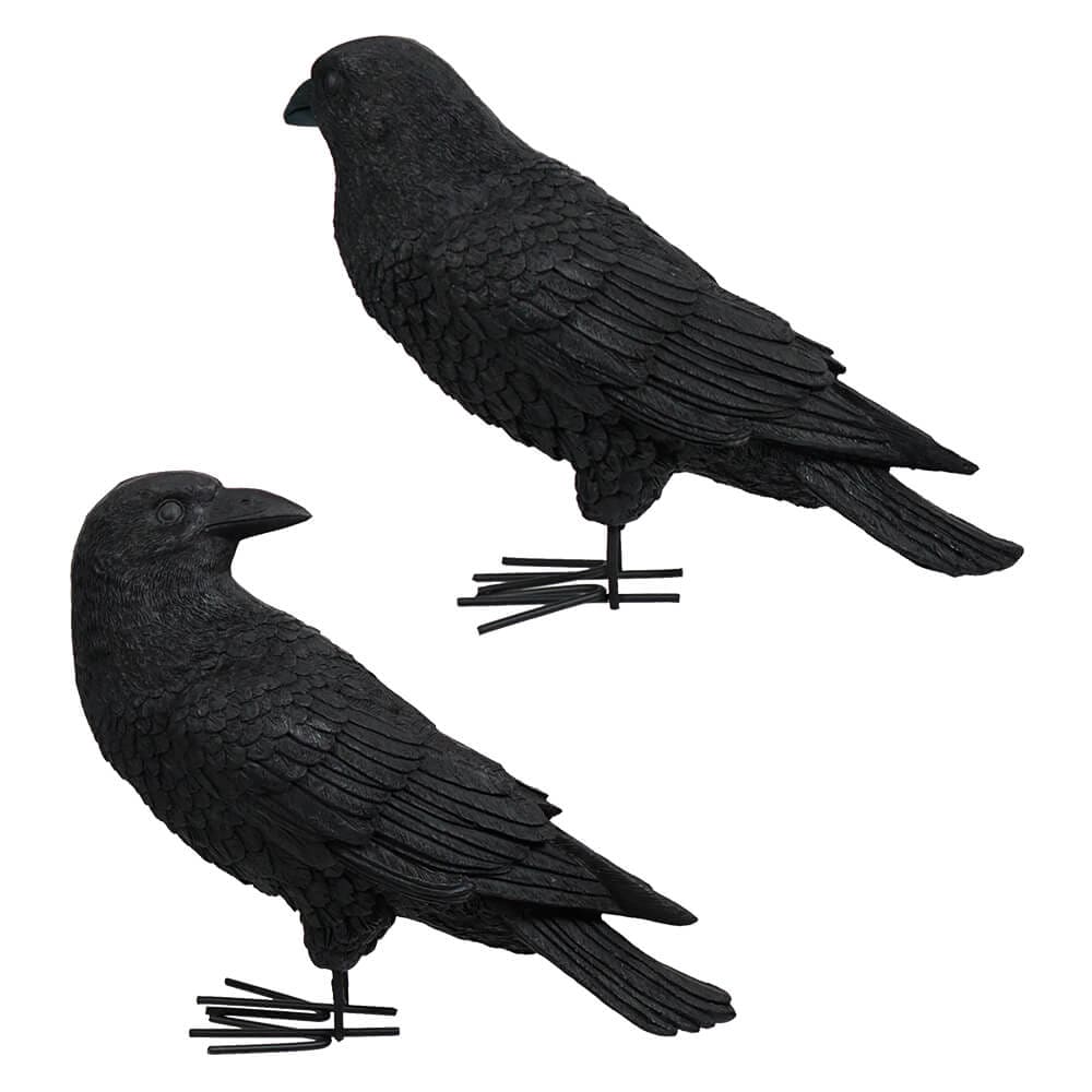 Fright Night Crows Set/2 by Transpac – Traditions