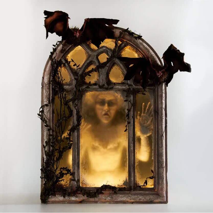 Gone Batty Window with Ghost Scene by Katherine's Collection – Traditions