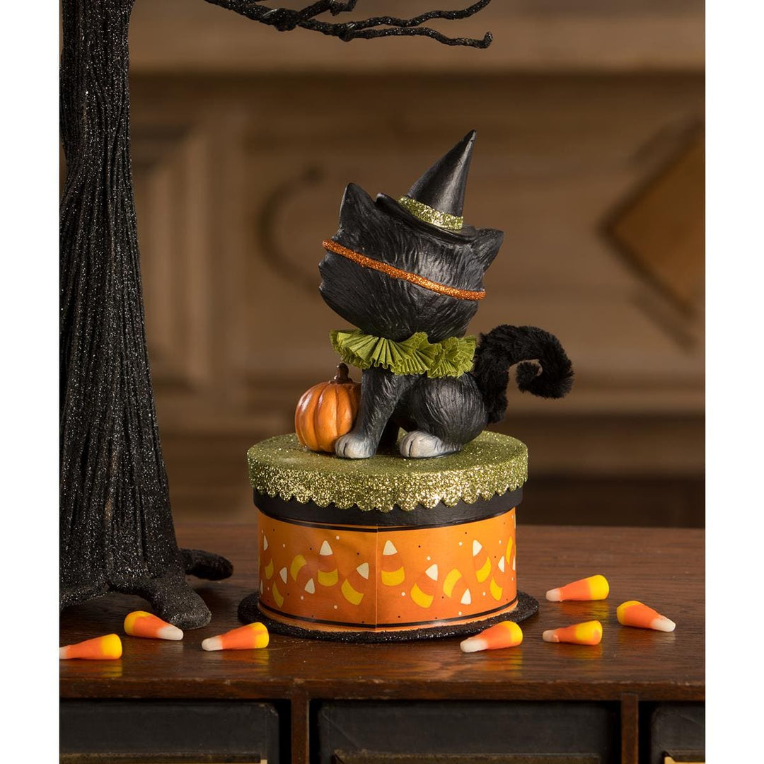 Halloween Kitty Binks on Box by Bethany Lowe Designs – Traditions