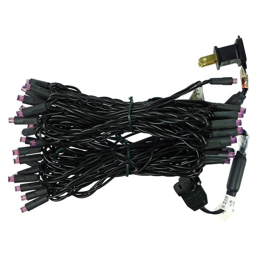 Halloween LED Purple Frost Pin Point Light Strand by Kurt Adler ...