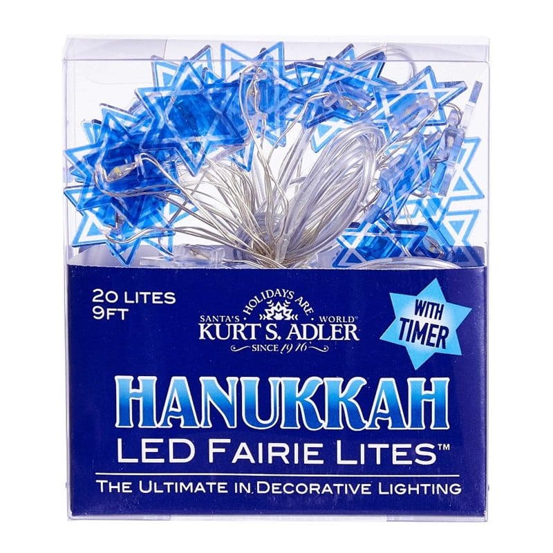 Hanukkah Star of David Fairie Lights by Kurt Adler – Traditions