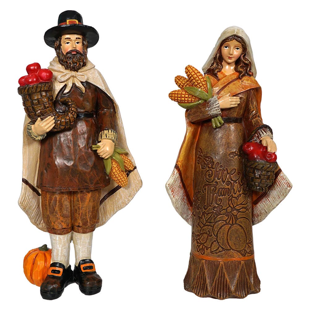 Harvest Pilgrim Couple Set/2 by Gallerie II – Traditions