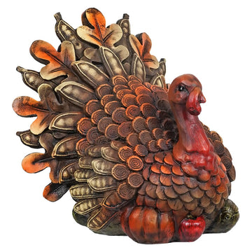 Harvest Turkey Tabletop Decor by Gerson Companies – Traditions