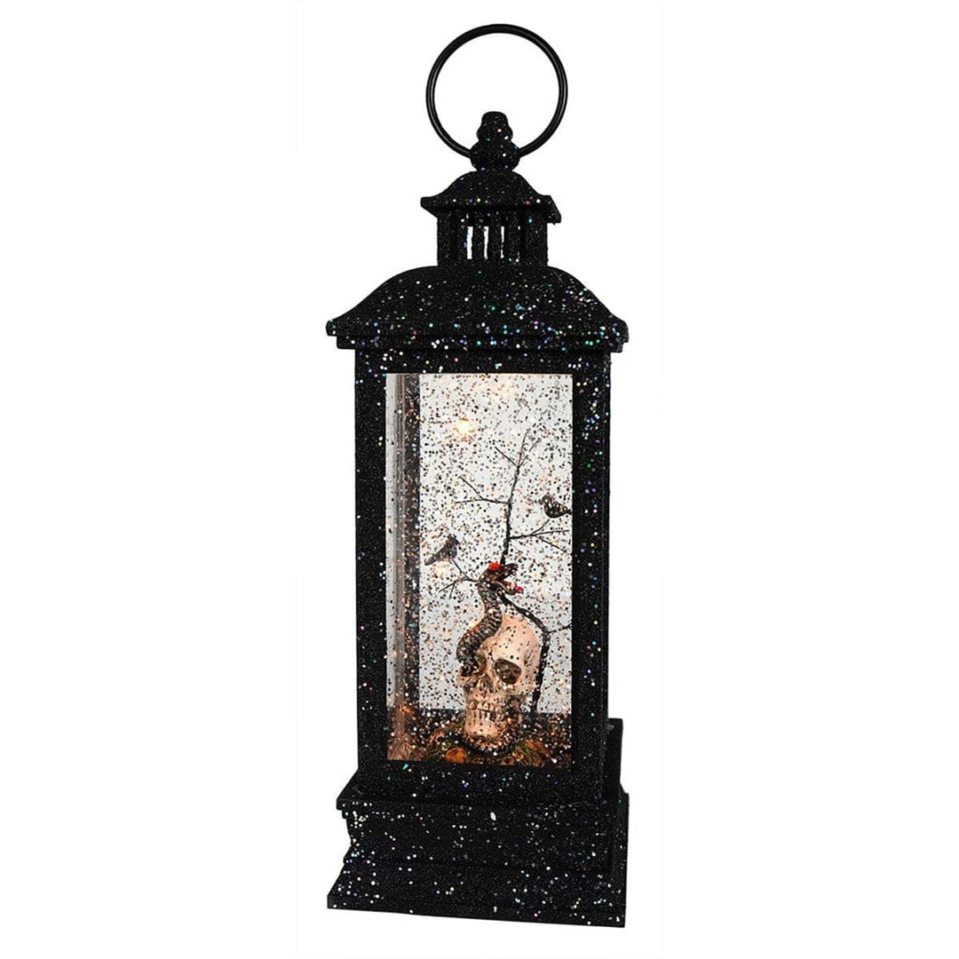 Haunted Skull Lighted Water Lantern by Gerson Companies – Traditions