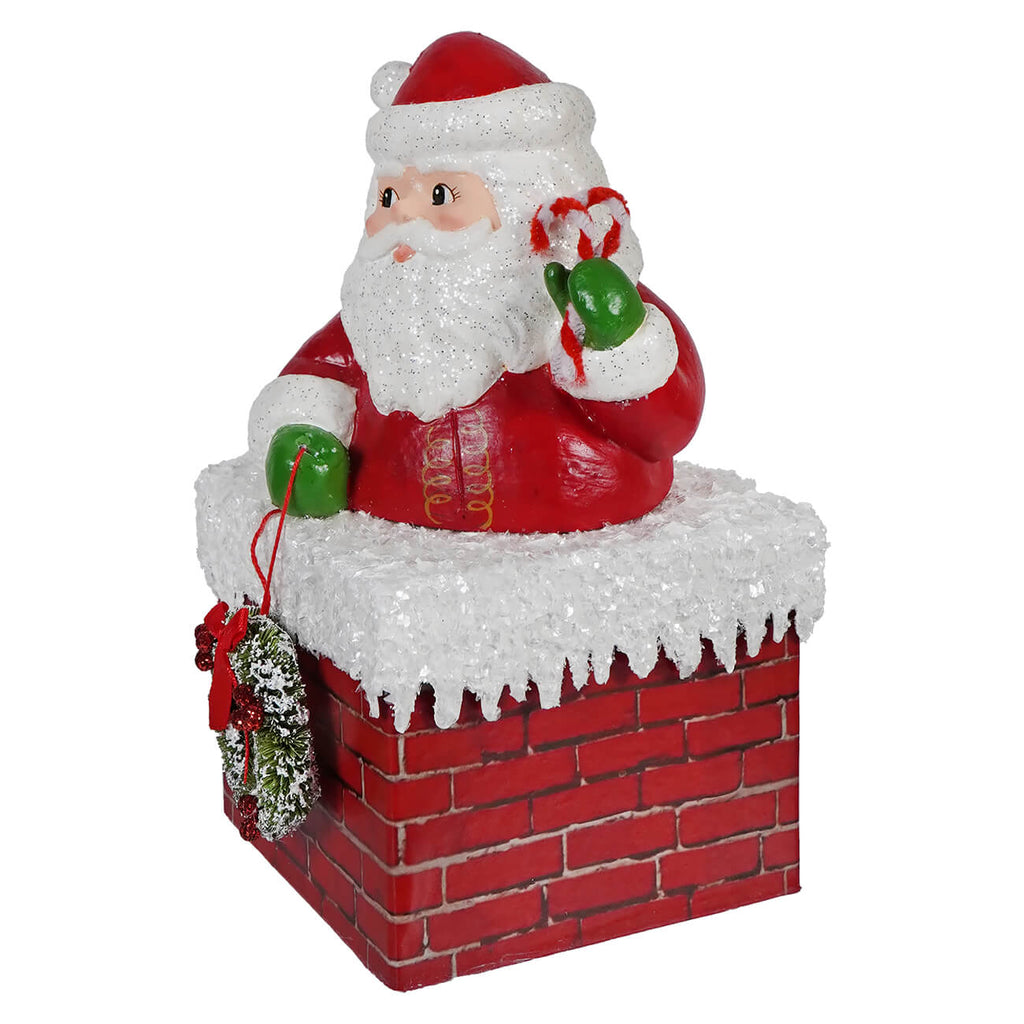 Ho Ho Santa Chimney Container by Bethany Lowe Designs – Traditions