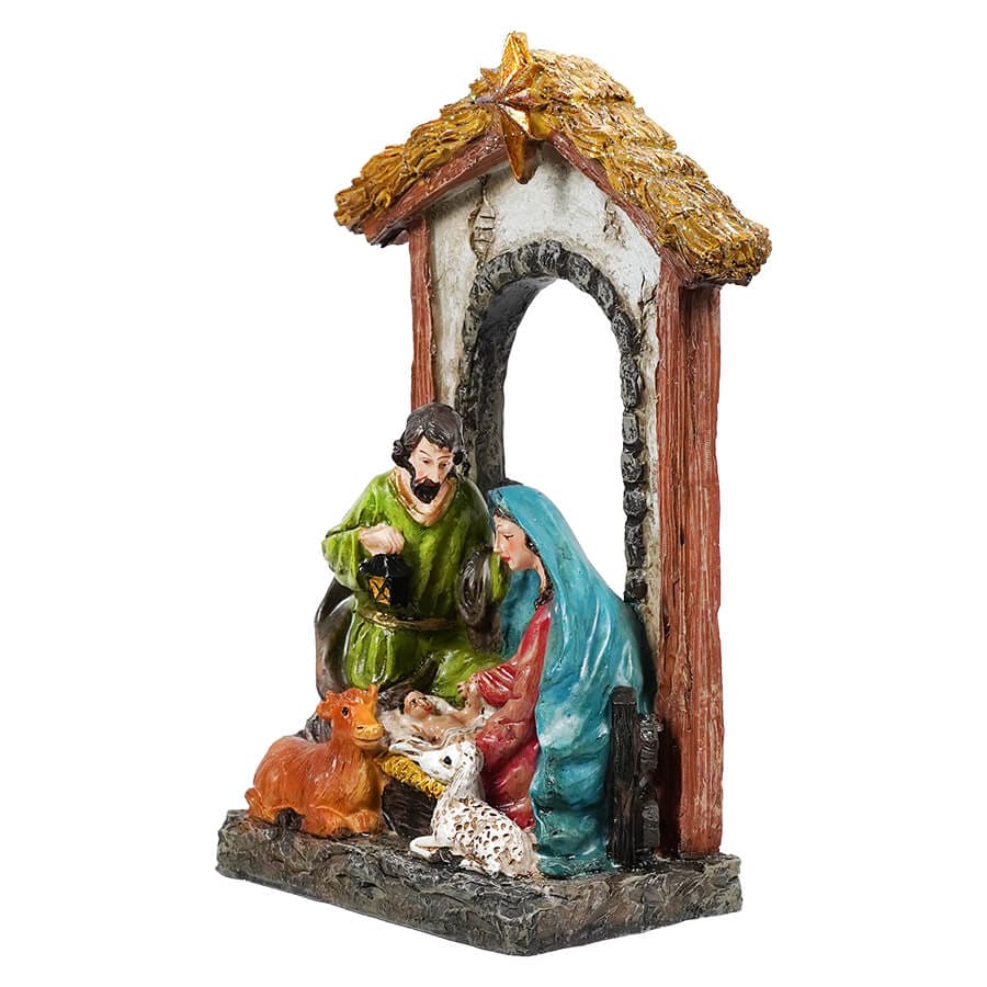 Holy Family Stable Scene With Animals by Gerson Companies – Traditions