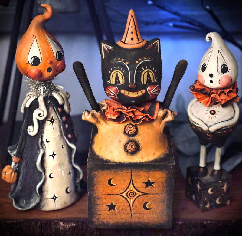 Jolly Black Cat Jack in a Twilight Box by Stony Layne Collections ...