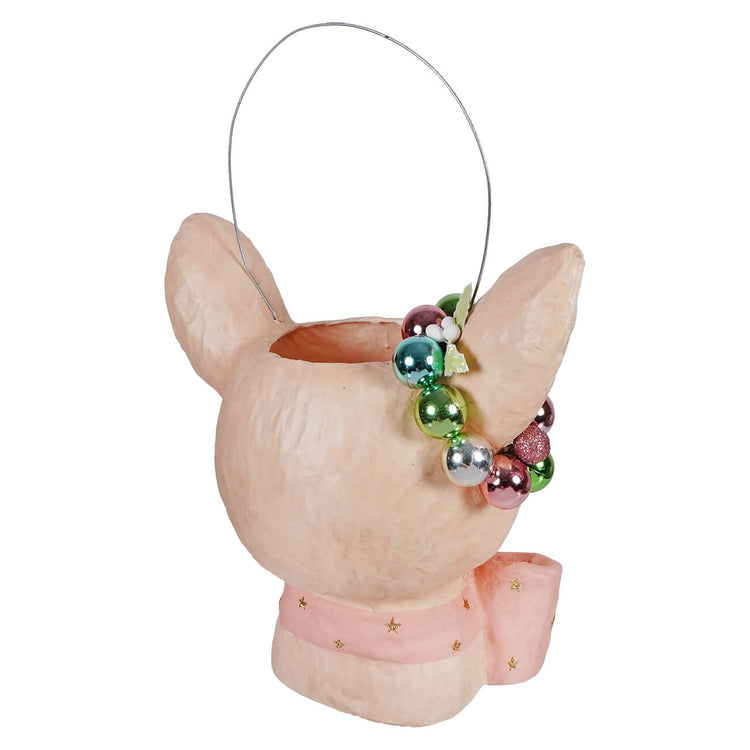 Large Pink Pastel Fawnie Bucket by Bethany Lowe Designs – Traditions