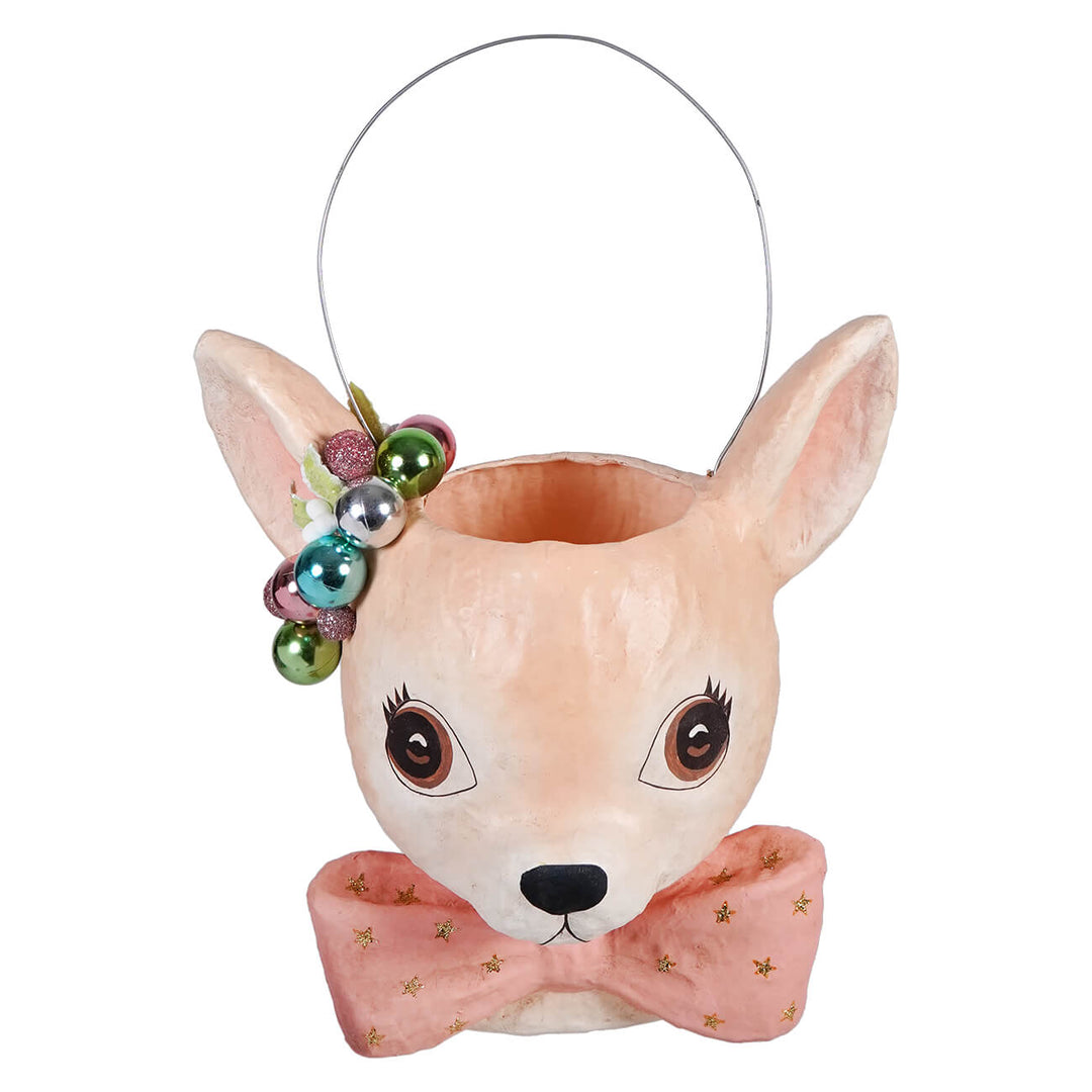 Large Pink Pastel Fawnie Bucket by Bethany Lowe Designs – Traditions