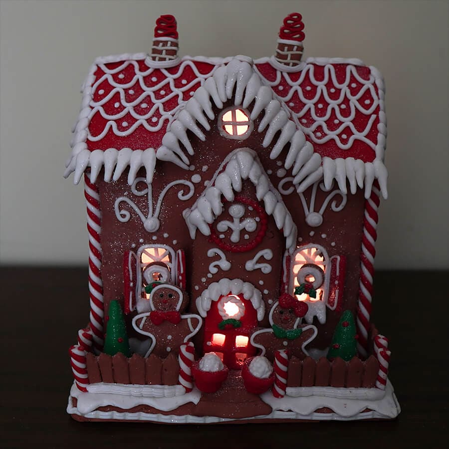 Lighted Gingerbread Manor House by Kurt Adler – Traditions