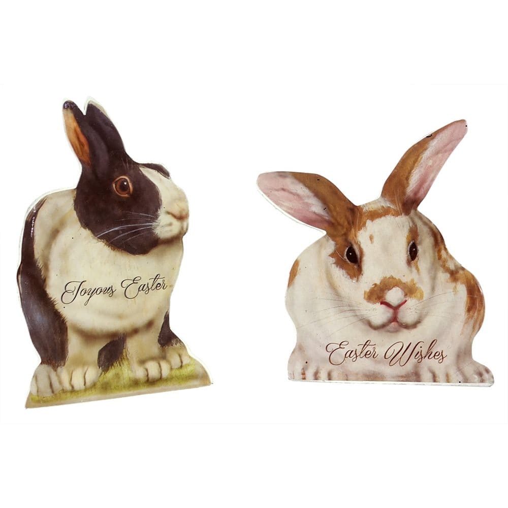 Mini Easter Bunny Dummy Boards Set/2 by Bonnie Barrett for Bethany Lowe ...
