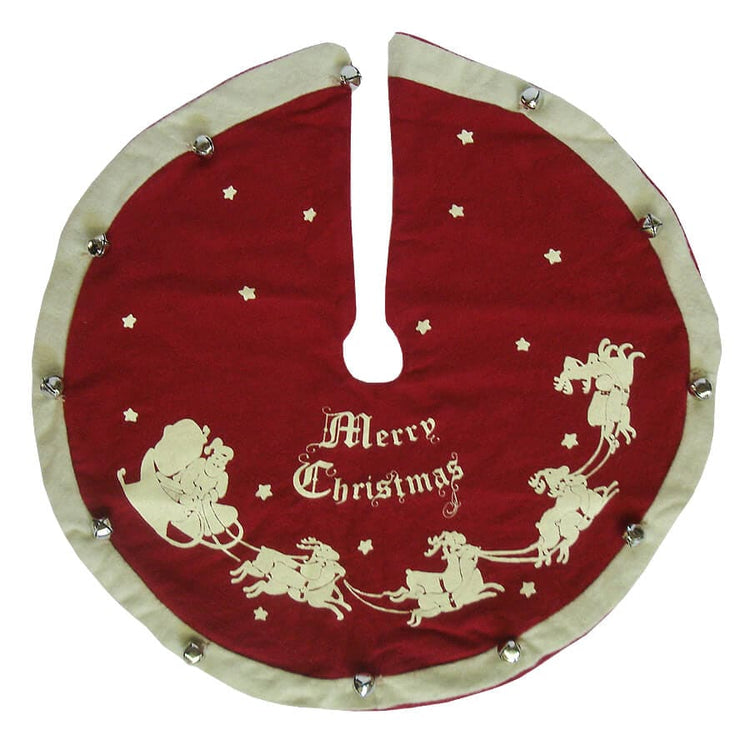 Mini Merry Christmas Tree Skirt by Annie Schickel for Primitives by ...