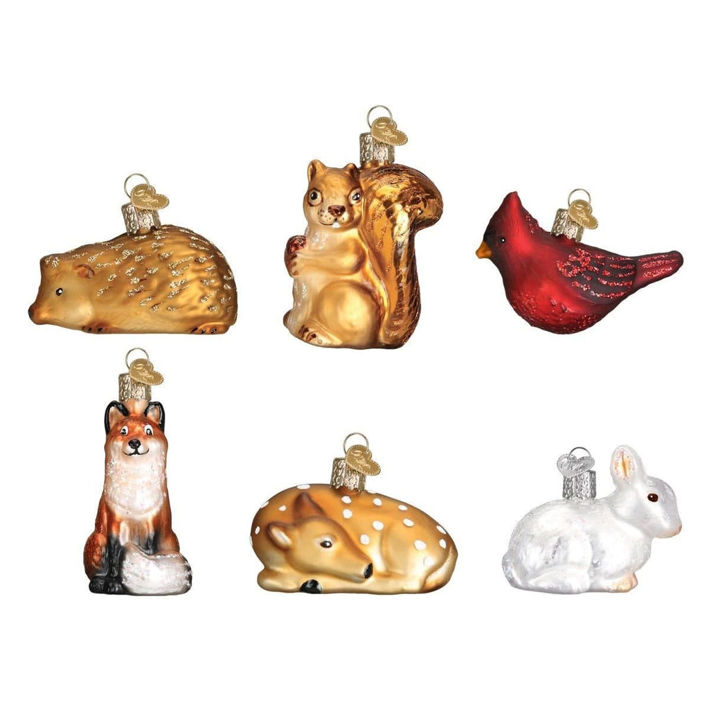 Mini Woodland Animal Collection Set/6 by Old World Christmas – Traditions