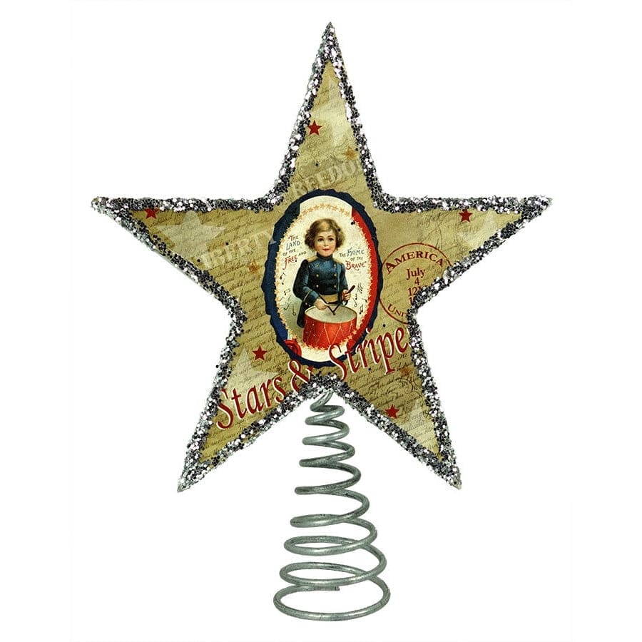 Patriotic Star Tree Topper by Bethany Lowe Designs – Traditions