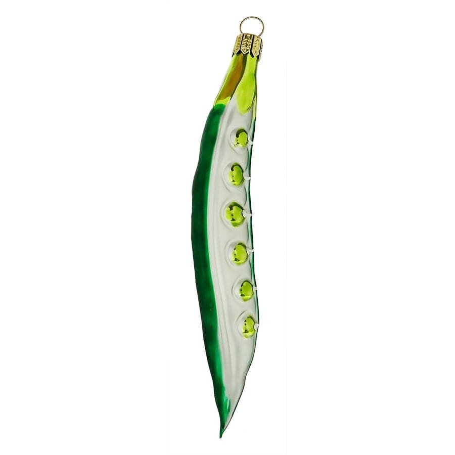 Pea Pod Ornament by Whitehurst Glass – Traditions