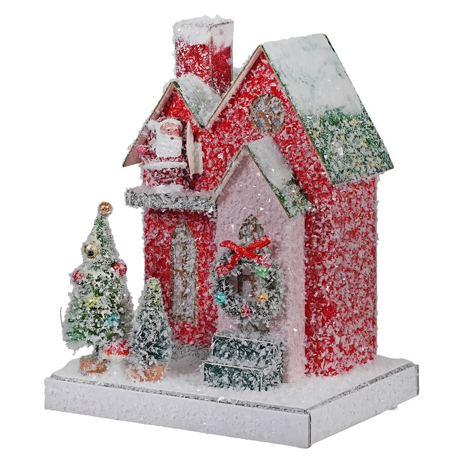 Petite Red House With Santa by Cody Foster – Traditions