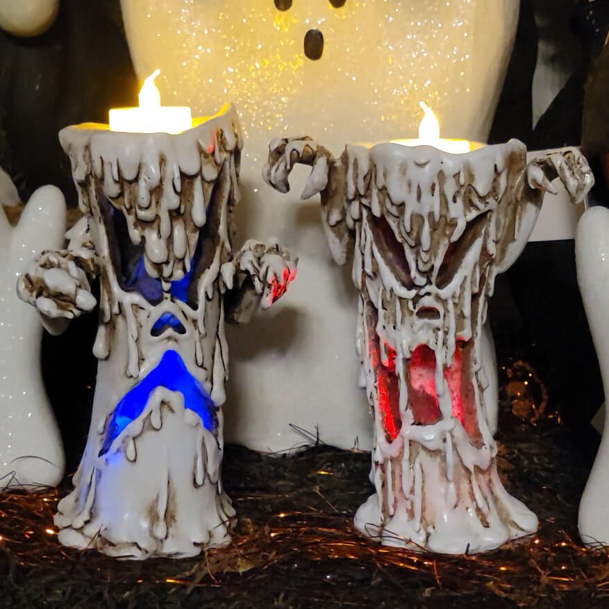 Lighted Color Changing Haunted Candles Set/2 by Gerson Companies ...