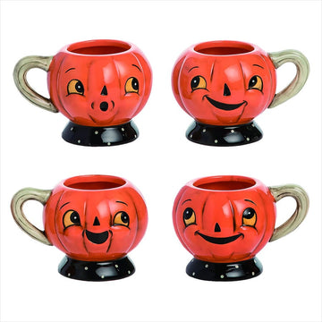 Pumpkin Cups Set/4 by Johanna Parker – Traditions