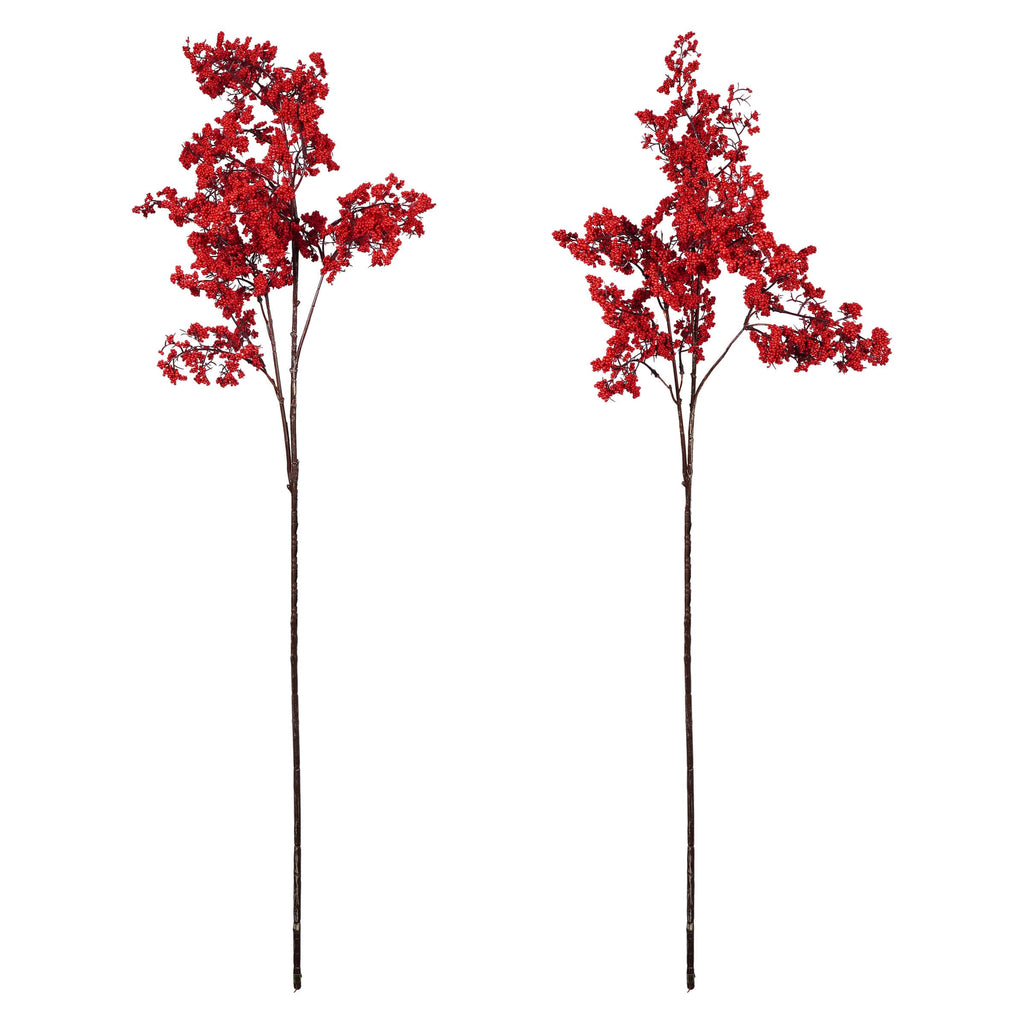 Red Berry Spray Set/2 by RAZ Imports – Traditions