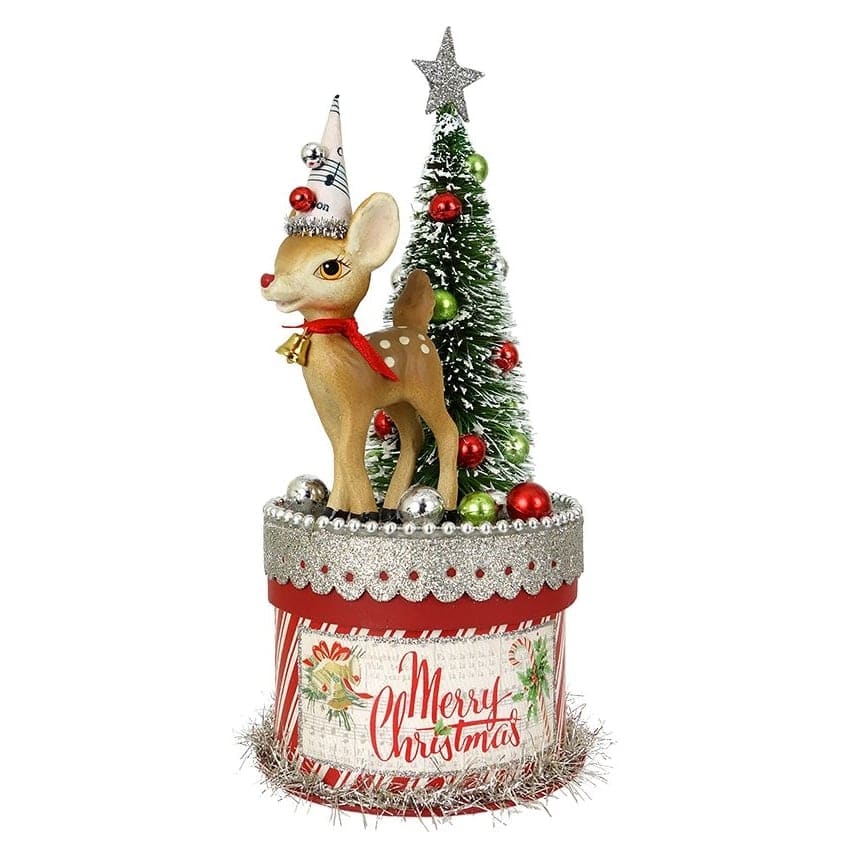 Retro Deer on Box by Bethany Lowe Designs – Traditions
