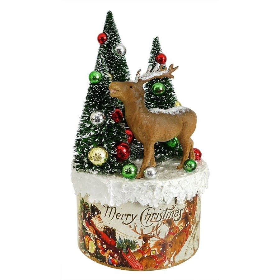 Traditional Deer Vignette Box by Bethany Lowe Designs – Traditions